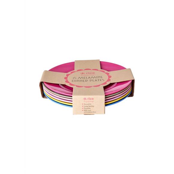 RICE BY RICE | Dining | New Rice By Rice Round Melamine Dinner Plates ...